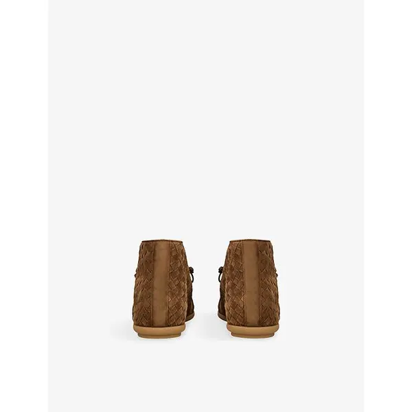 Bottega Veneta Intrecciato Suede Desert Boots