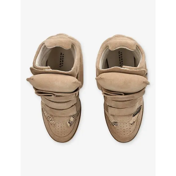 Isabel Marant Étoile Bekett Suede And Leather Trainers