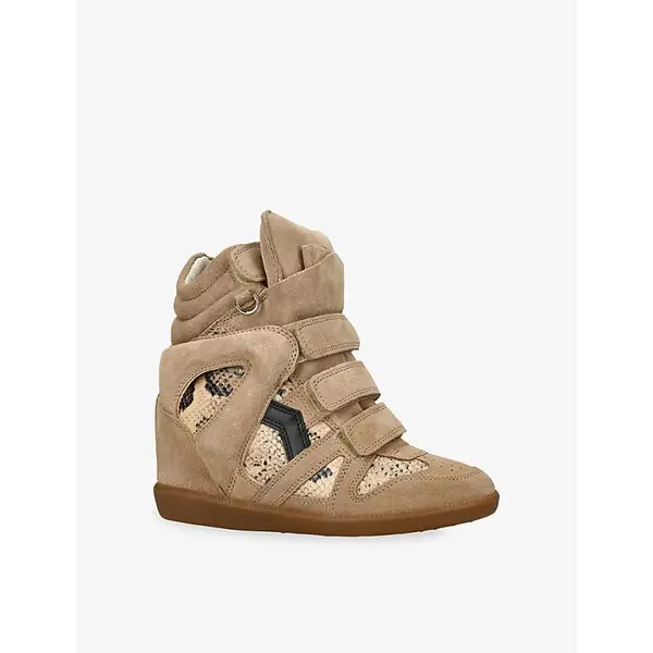 Isabel Marant Étoile Bekett Suede And Leather Trainers