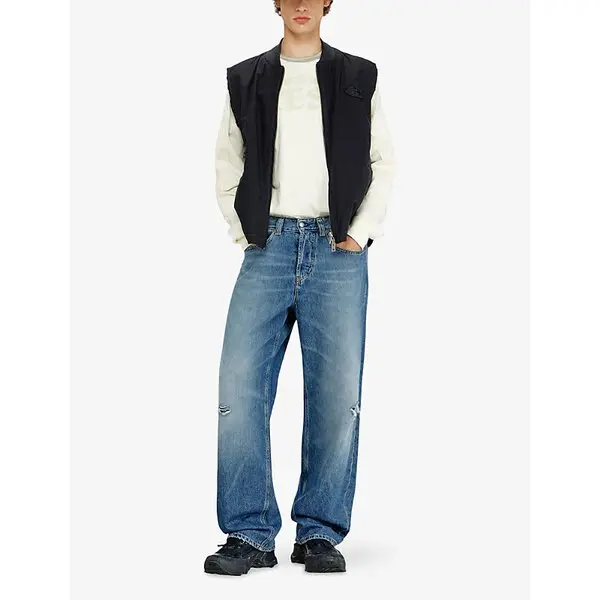 DIESEL® 20 D-macro Relaxed-fit Denim Jeans
