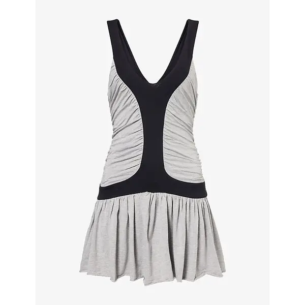 Gimaguas Molly Ruched Jersey Mini Dress