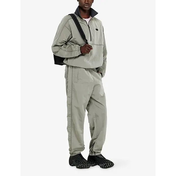 DIESEL® Half-zip Crinkle Nylon Jacket