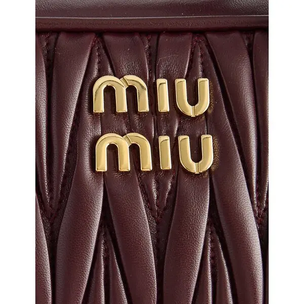 Miu Miu Arcadie Matelassé Leather Handbag