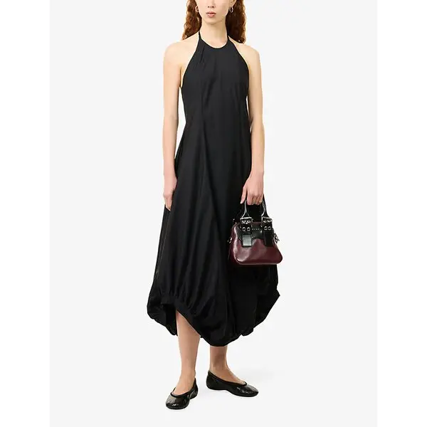 Gimaguas Samba Halter Cotton Maxi Dress