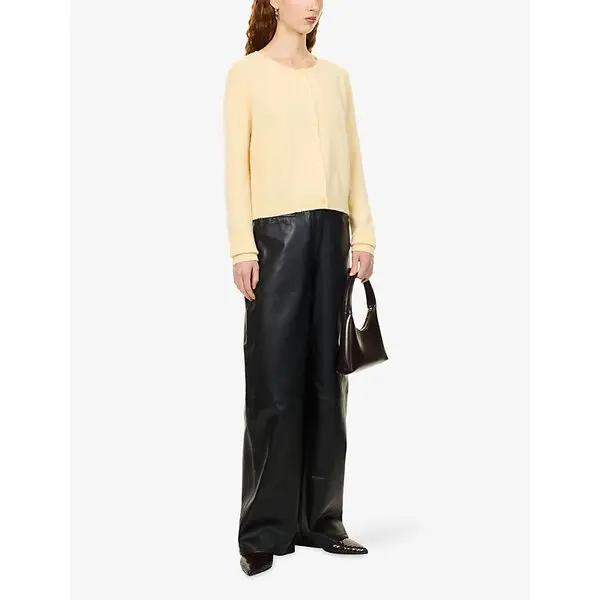 REFORMATION Clara Crew Cashmere Cardigan