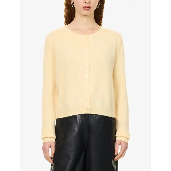 REFORMATION Clara Crew Cashmere Cardigan