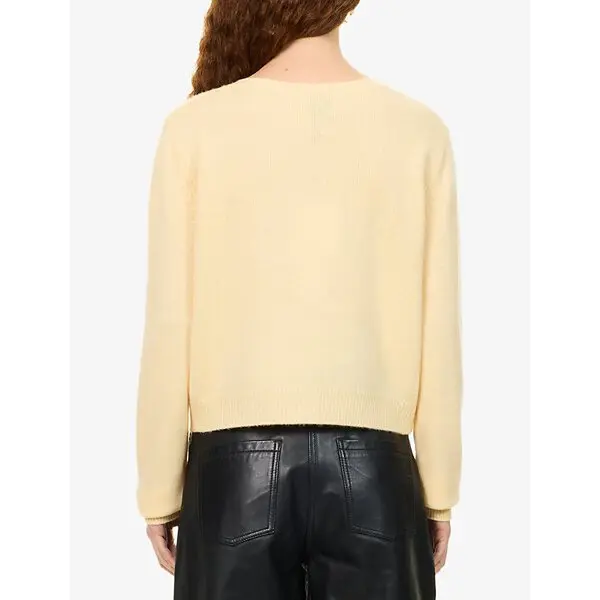 REFORMATION Clara Crew Cashmere Cardigan