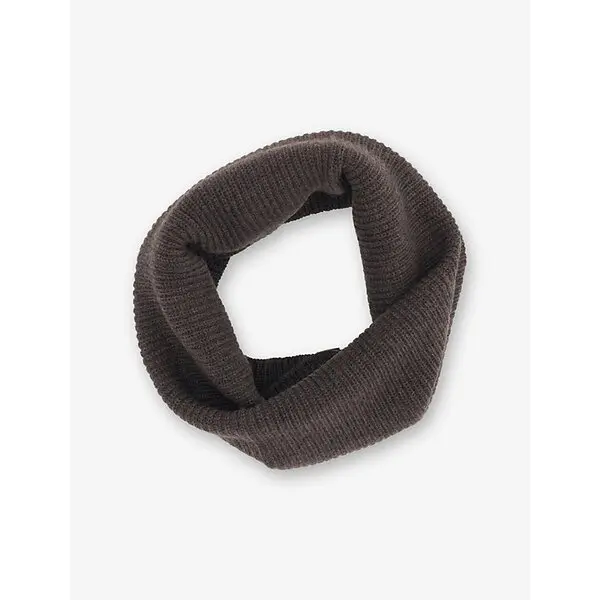 Boggi Milano Logo-patch Merino Wool Neck Warmer
