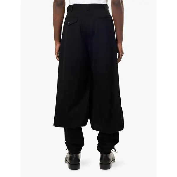 Comme Des Garçons Balloon Wool Trousers