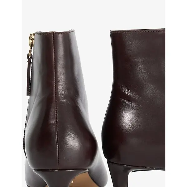 DUNE Ovelle Heeled Leather Ankle Boots