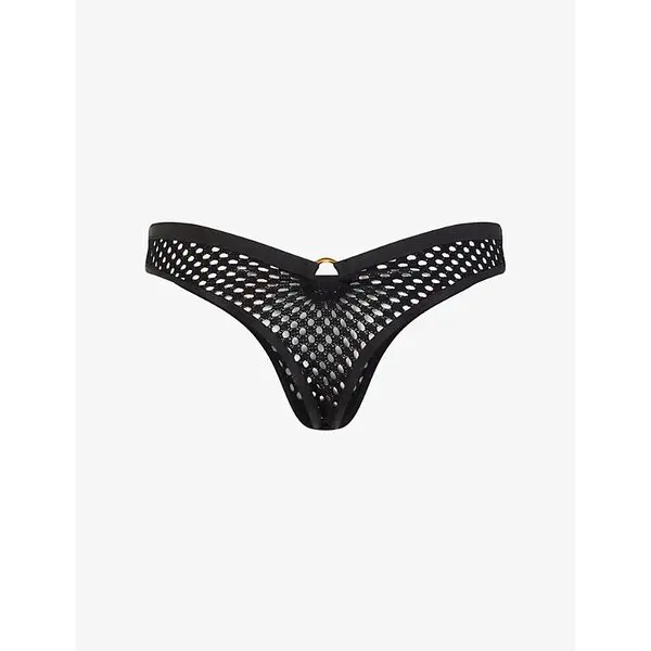 Agent Provocateur Bubbles Fishnet Thong