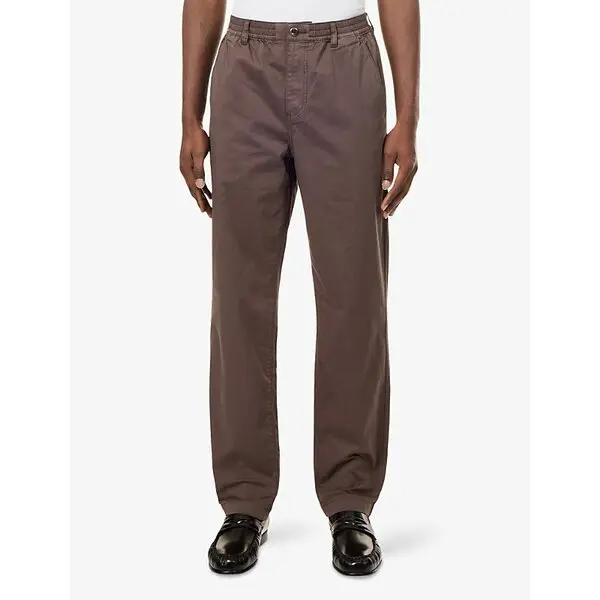 Paige Eberton Tapered-leg Cotton Trousers