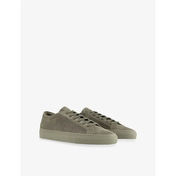 COMMON PROJECTS Achilles Premium Suede Trainers - Moss Suede