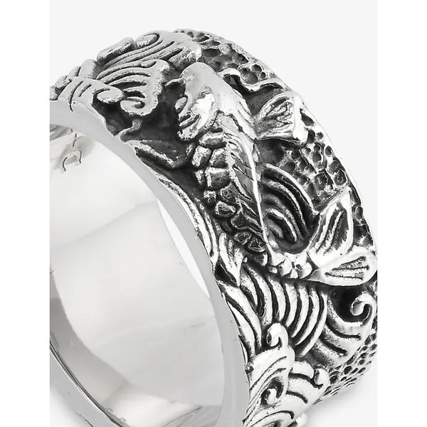CLOCKS AND COLOURS Koi Fish 925 Sterling Ring
