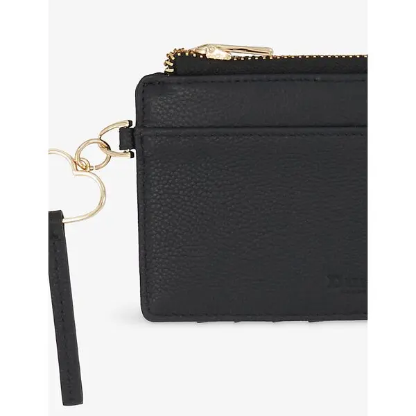 DUNE Keeping Leather Card Holder - Black Leather