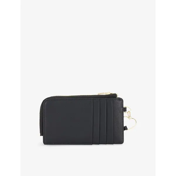 DUNE Keeping Leather Card Holder - Black Leather