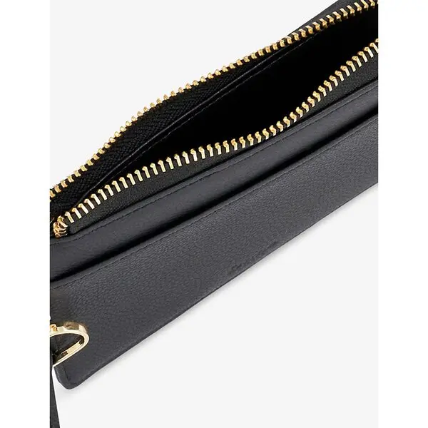 DUNE Keeping Leather Card Holder - Black Leather