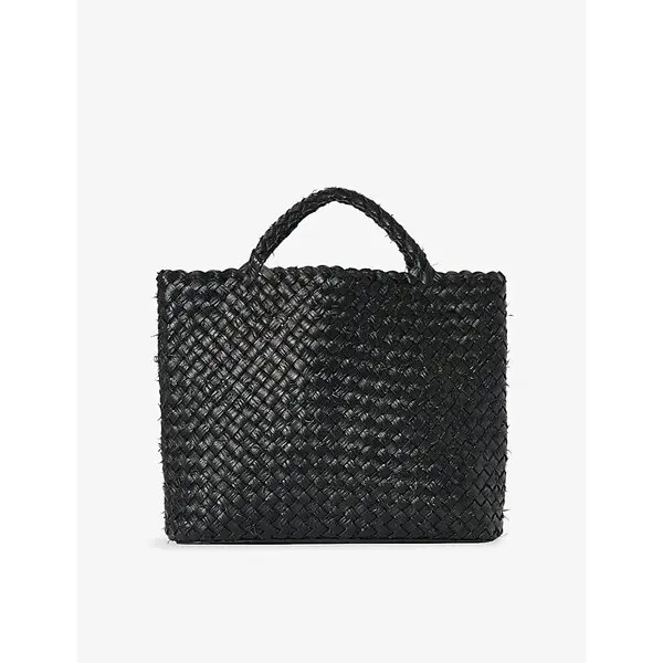 THE ROW Amber Leather Tote Bag - Black Ans