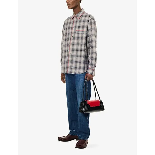 Marni Classic Check Spread-collar Cotton Shirt