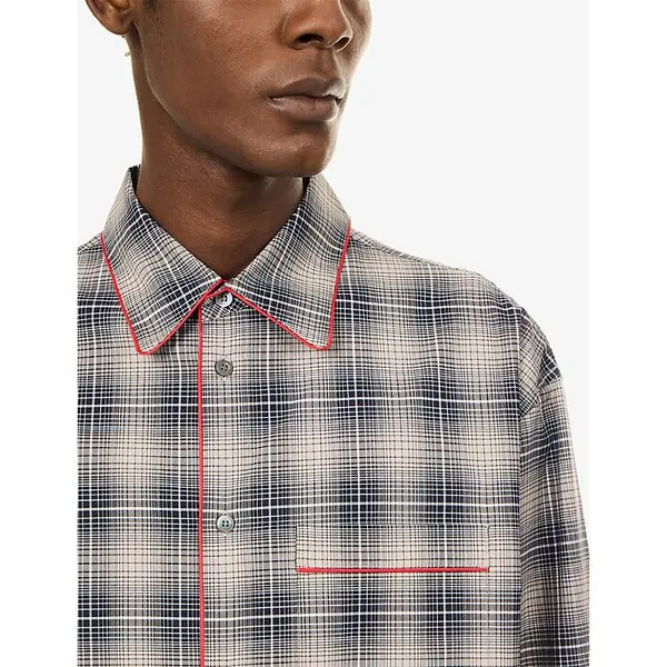 Marni Classic Check Spread-collar Cotton Shirt