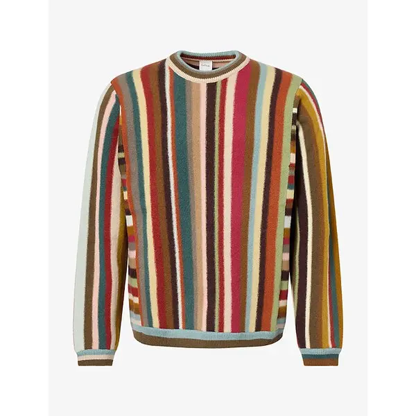 Paul Smith Artist Stripe Merino-wool Jumper