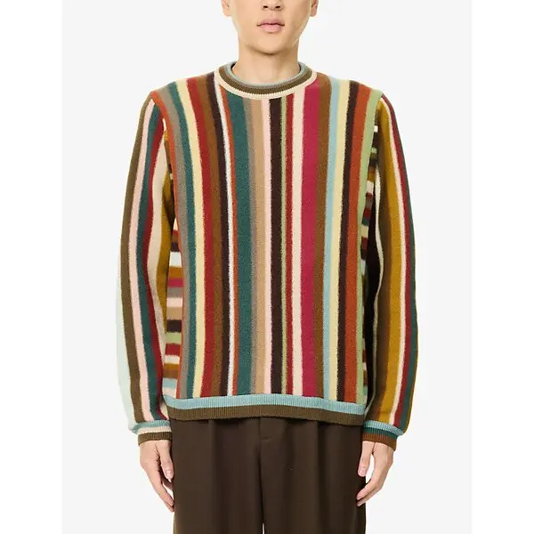 Paul Smith Artist Stripe Merino-wool Jumper