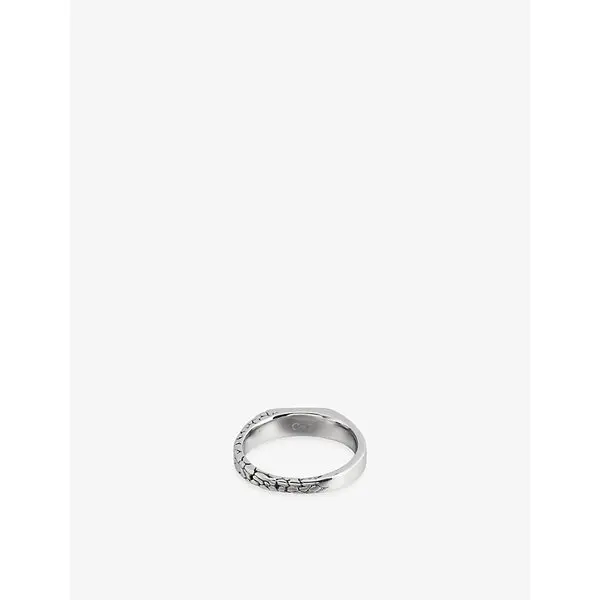 CLOCKS AND COLOURS Scorched Earth Stainless Steel Ring