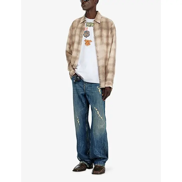 DIESEL® Patch-print Cotton T-shirt