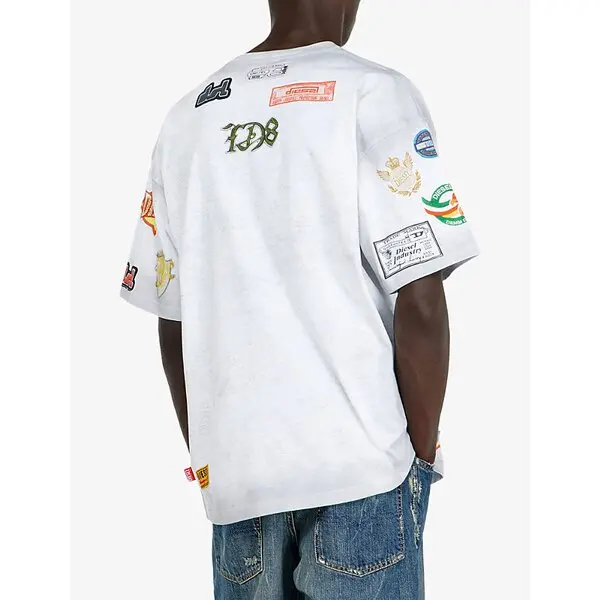 DIESEL® Patch-print Cotton T-shirt