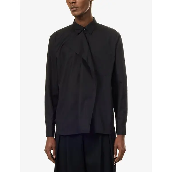 Comme Des Garçons Folder Over Cotton Shirt