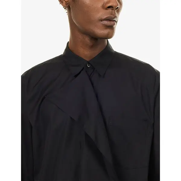 Comme Des Garçons Folder Over Cotton Shirt