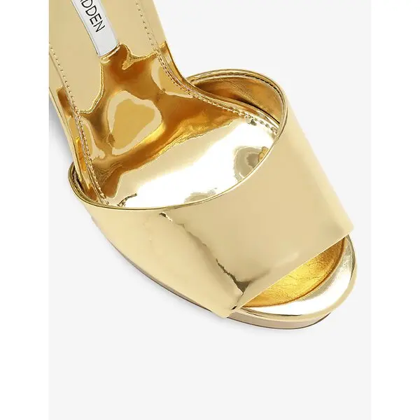 Steve Madden Jezzica Platform Faux-leather Heeled Sandals