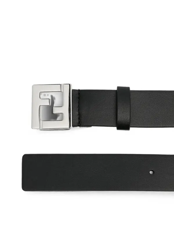 Fendi Ff 30 Leather Belt
