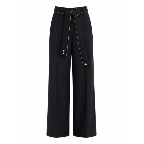 JULIA ALLERT Tie-waist Straight-leg Trousers