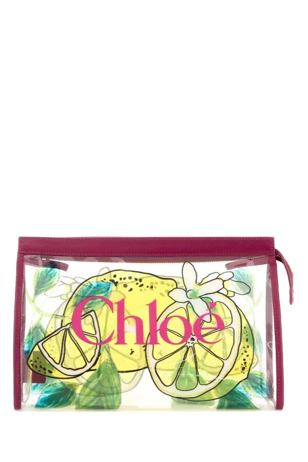 Chloé Rubber Clutch Bag 27 Cm X 19 Cm X 9 Cm