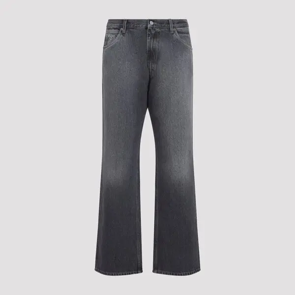 Prada Flared Denim Jeans - Black