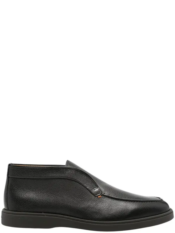Santoni Mini Leather Lace-up Dress Shoes For - Grey