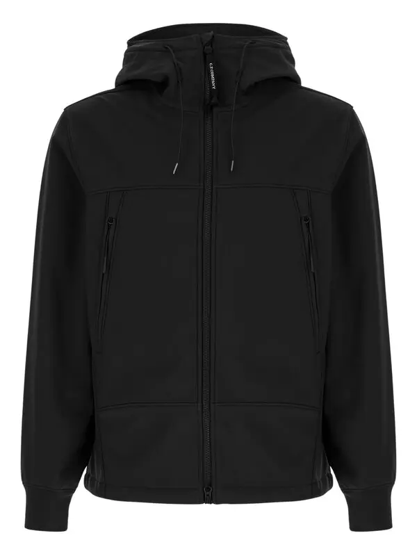 C.P. COMPANY C. P. Company Recycled Fabric Shell Jacket With Adjustable Hood - Black