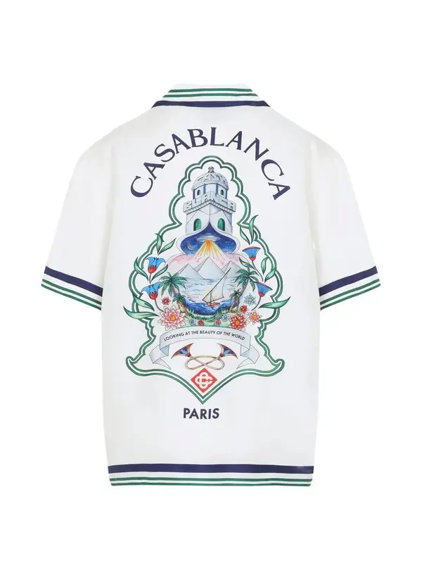 Casablanca Hotel Emblem Short-sleeve Shirt By
