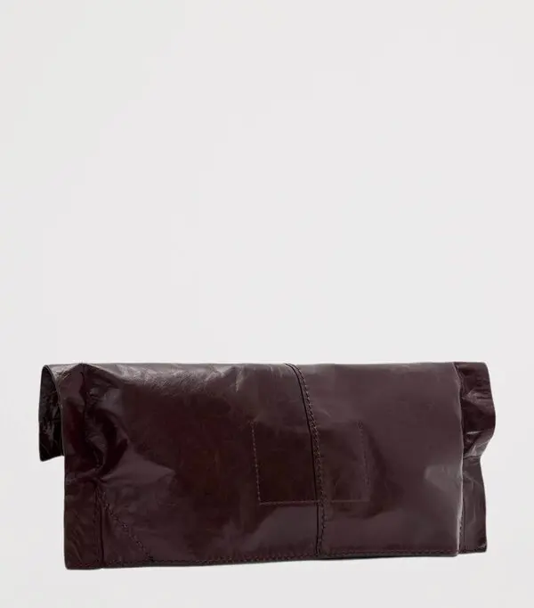 ALLSAINTS Leather Lutece Clutch Bag