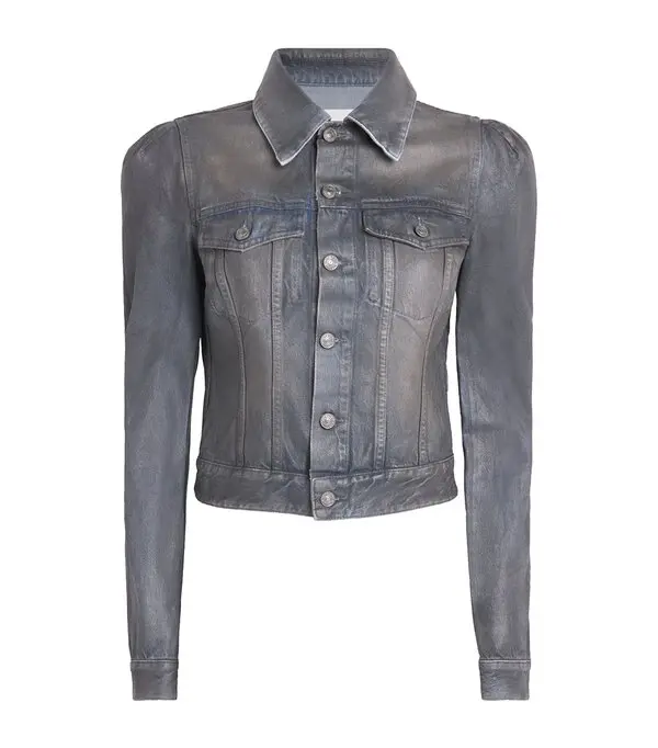 7 For All Mankind Coated Denim Jacket