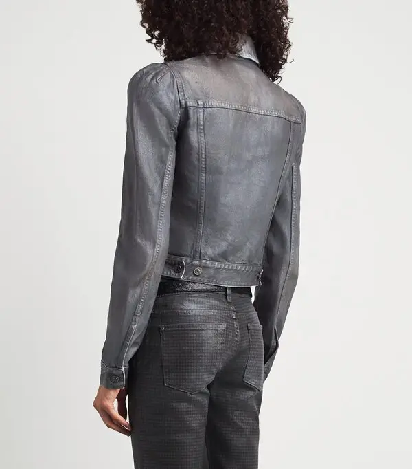 7 For All Mankind Coated Denim Jacket