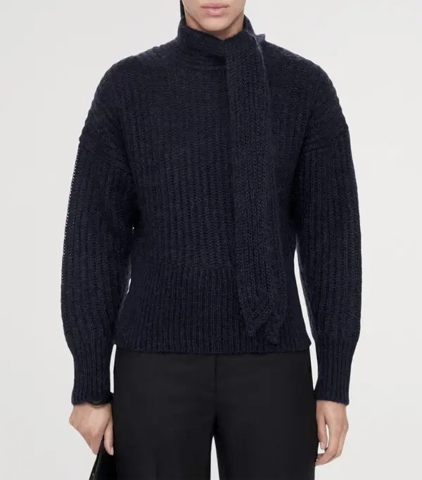 ALLSAINTS Relaxed Tie-detail Etty Sweater