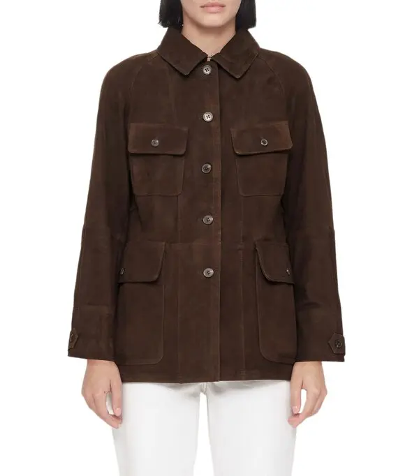 ALLSAINTS Suede Roiya Hunting Jacket