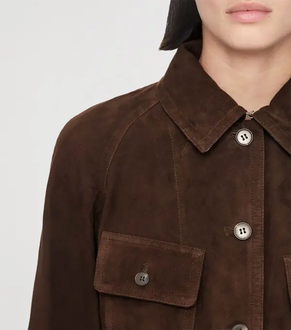 ALLSAINTS Suede Roiya Hunting Jacket