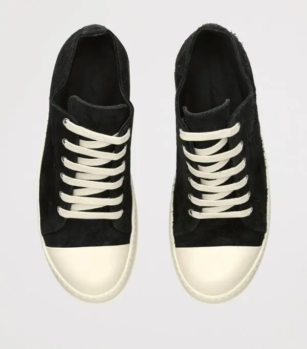 Rick Owens Suede Classic Low-top Sneakers