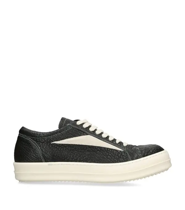 Rick Owens Leather Vintage Sneakers