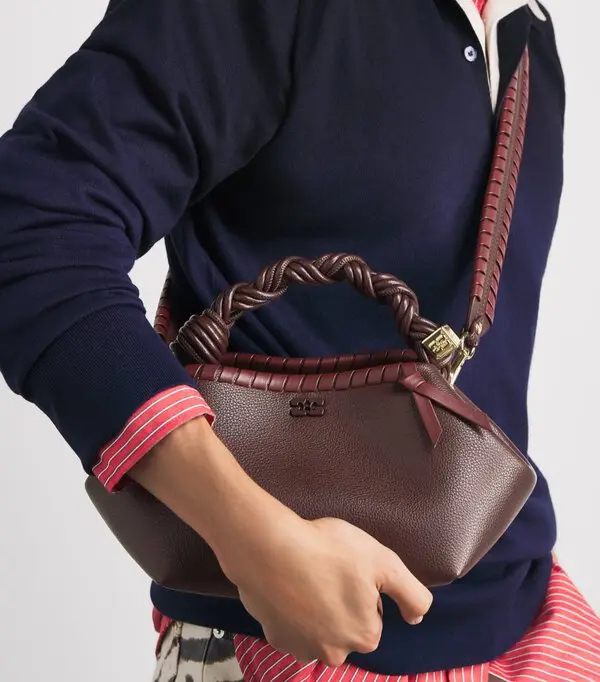 GANNI Small Braided Bou Top-handle Bag