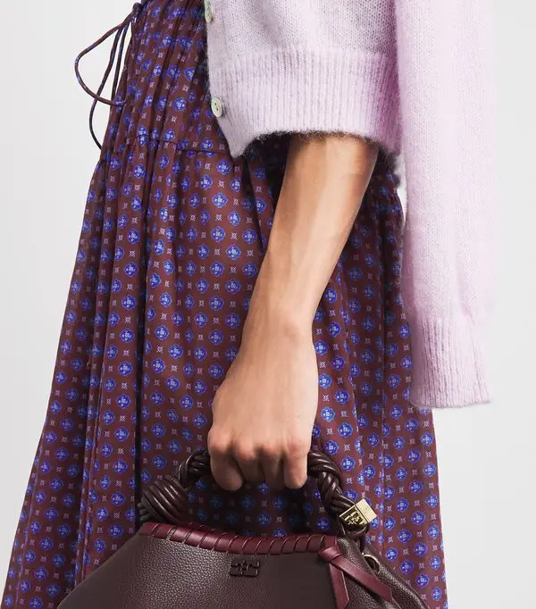 DÔEN Organic Cotton Quinelle Midi Dress - Purple