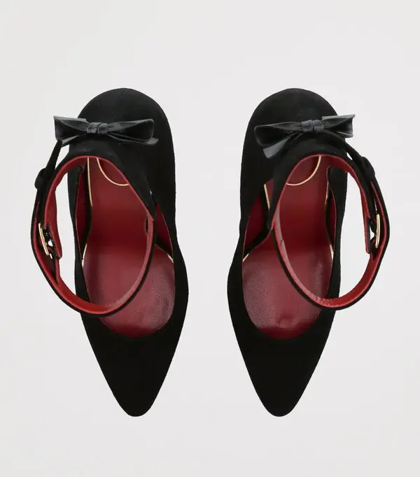 Valentino Garavani Suede Fatal Heeled Courts 105